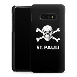 DeinDesign Galaxy S10e Handy Premium Case Smartphone Handyh&uuml;lle Schutzh&uuml;lle matt Totenkopf Fc St. Pauli Official Licensed Product Premium Case