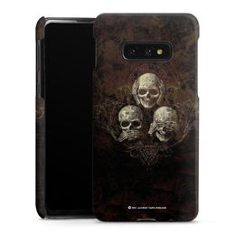 DeinDesign Galaxy S10e Handy Premium Case Smartphone Handyh&uuml;lle Schutzh&uuml;lle matt Gothic Art Skulls Premium Case