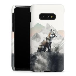DeinDesign Galaxy S10e Handy Premium Case Smartphone Handyh&uuml;lle Schutzh&uuml;lle matt Nature Mountain Fox Premium Case