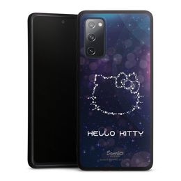 DeinDesign Galaxy S20 FE 5G Handy Premium Silikon H&uuml;lle Handyh&uuml;lle schwarz Case Hello Kitty Weltall Merchandise Silikon Premium Case
