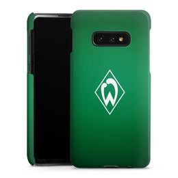 DeinDesign Galaxy S10e Handy Premium Case Smartphone Handyh&uuml;lle Schutzh&uuml;lle matt Merchandise Sv Werder Bremen Logo Premium Case