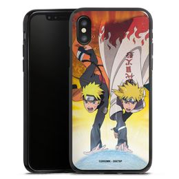 DeinDesign iPhone X Handy Silikon H&uuml;lle Case schwarz Handyh&uuml;lle Naruto Shippuden Minato Namikaze Official Licensed Product
