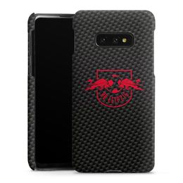 DeinDesign Galaxy S10e Handy Premium Case Smartphone Handyh&uuml;lle Schutzh&uuml;lle matt Rb Leipzig Official Licensed Product Carbon Premium Case