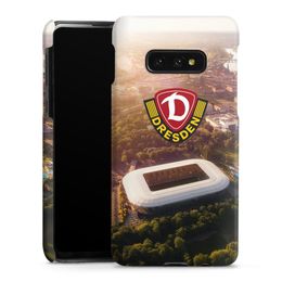 DeinDesign Galaxy S10e Handy Premium Case Smartphone Handyh&uuml;lle Schutzh&uuml;lle matt Sgd Sg Dynamo Dresden Stadium Premium Case