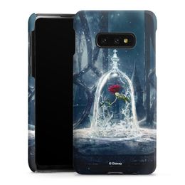 DeinDesign Galaxy S10e Handy Premium Case Smartphone Handyh&uuml;lle Schutzh&uuml;lle matt Rose The Beauty And The Beast Disney Princess Premium Case