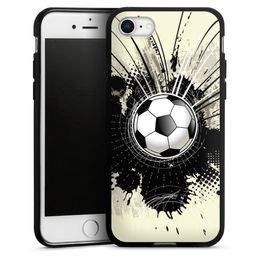 DeinDesign iPhone SE (2022) Handy Silikon H&uuml;lle Case schwarz Handyh&uuml;lle Sports Graffiti Soccer