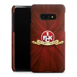 DeinDesign Galaxy S10e Handy Premium Case Smartphone Handyh&uuml;lle Schutzh&uuml;lle matt Logo Official Licensed Product 1. Fc Kaiserslautern Premium Case