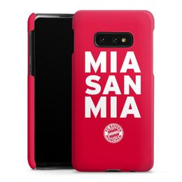 DeinDesign Galaxy S10e Handy Premium Case Smartphone Handyh&uuml;lle Schutzh&uuml;lle matt Fcb Mia San Mia Fc Bayern M&uuml;nchen Premium Case