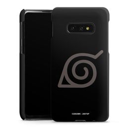 DeinDesign Galaxy S10e Handy Premium Case Smartphone Handyh&uuml;lle Schutzh&uuml;lle matt Naruto Shippuden Konoha Logo Premium Case