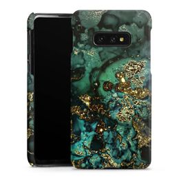 DeinDesign Galaxy S10e Handy Premium Case Smartphone Handyh&uuml;lle Schutzh&uuml;lle matt Muster Glitzer Marble Premium Case