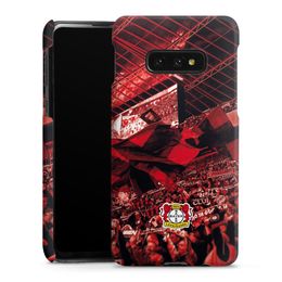 DeinDesign Galaxy S10e Handy Premium Case Smartphone Handyh&uuml;lle Schutzh&uuml;lle matt Merchandise Official Licensed Product Bayer 04 Leverkusen Premium Case