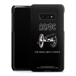 DeinDesign Galaxy S10e Handy Premium Case Smartphone Handyh&uuml;lle Schutzh&uuml;lle matt Music Acdc Merchandise Premium Case