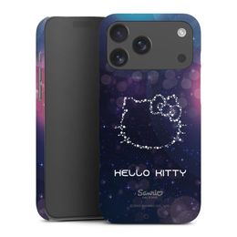 DeinDesign iPhone 17 Pro Max Handy Premium Case Smartphone Handyh&uuml;lle Schutzh&uuml;lle matt Merchandise Hello Kitty Weltall Premium Case