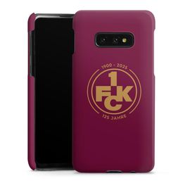DeinDesign Galaxy S10e Handy Premium Case Smartphone Handyh&uuml;lle Schutzh&uuml;lle matt 125 Jahre 1. Fc Kaiserslautern 1. Fck Premium Case
