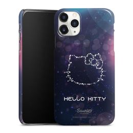 DeinDesign iPhone 11 Pro Max Handy Premium Case Smartphone Handyh&uuml;lle Schutzh&uuml;lle gl&auml;nzend Hello Kitty Weltall Merchandise Premium Case