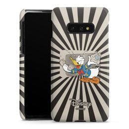 DeinDesign Galaxy S10e Handy Premium Case Smartphone Handyh&uuml;lle Schutzh&uuml;lle matt Official Licensed Product Donald Duck Disney Premium Case