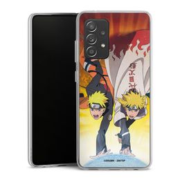 DeinDesign Galaxy A52s 5G Handy Silikon H&uuml;lle Case transparent Handyh&uuml;lle Minato Namikaze Official Licensed Product Naruto Shippuden Silikon Case