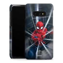 DeinDesign Galaxy S10e Handy Premium Case Smartphone Handyh&uuml;lle Schutzh&uuml;lle matt Kinofilm Marvel Spiderman Premium Case