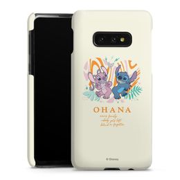 DeinDesign Galaxy S10e Handy Premium Case Smartphone Handyh&uuml;lle Schutzh&uuml;lle matt Official Licensed Product Lilo & Stitch Disney Premium Case