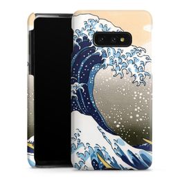 DeinDesign Galaxy S10e Handy Premium Case Smartphone Handyh&uuml;lle Schutzh&uuml;lle matt Katsushika Hokusai Die Gro&szlig;e Welle Vor Kanagawa Kunst Premium Case