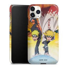 DeinDesign iPhone 11 Pro Max Handy Premium Case Smartphone Handyh&uuml;lle Schutzh&uuml;lle gl&auml;nzend Naruto Shippuden Minato Namikaze Official Licensed Product Premium 