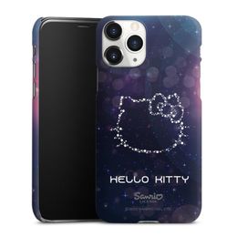 DeinDesign iPhone 11 Pro Handy Premium Case Smartphone Handyh&uuml;lle Schutzh&uuml;lle matt Hello Kitty Weltall Merchandise Premium Case