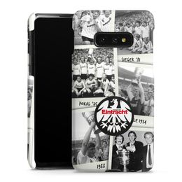 DeinDesign Galaxy S10e Handy Premium Case Smartphone Handyh&uuml;lle Schutzh&uuml;lle matt Retro Official Licensed Product Eintracht Frankfurt Premium Case