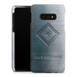 DeinDesign Galaxy S10e Handy Premium Case Smartphone Handyh&uuml;lle Schutzh&uuml;lle matt Metallic Look Hsv Hamburger Sv Premium Case