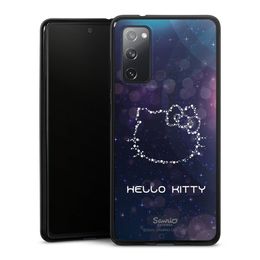 DeinDesign Galaxy S20 FE 5G Handy Silikon H&uuml;lle Case schwarz Handyh&uuml;lle Merchandise Hello Kitty Weltall