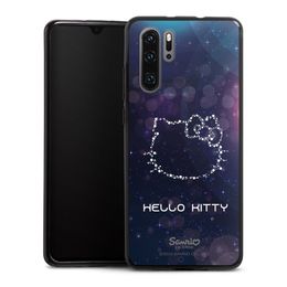 DeinDesign Huawei P30 Pro Handy Silikon H&uuml;lle Case schwarz Handyh&uuml;lle Merchandise Hello Kitty Weltall