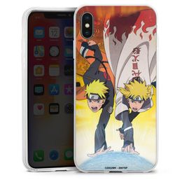 DeinDesign iPhone Xs Max Handy Silikon H&uuml;lle Case transparent Handyh&uuml;lle Naruto Shippuden Minato Namikaze Official Licensed Product Silikon Case