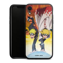 DeinDesign iPhone Xr Handy Premium Silikon H&uuml;lle Handyh&uuml;lle schwarz Case Naruto Shippuden Minato Namikaze Official Licensed Product Silikon Premium Case
