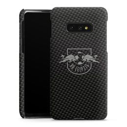 DeinDesign Galaxy S10e Handy Premium Case Smartphone Handyh&uuml;lle Schutzh&uuml;lle matt Rb Leipzig Carbon Metallic Look Premium Case