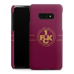 DeinDesign Galaxy S10e Handy Premium Case Smartphone Handyh&uuml;lle Schutzh&uuml;lle matt 1. Fc Kaiserslautern Official Licensed Product 125 Jahre Premium Case