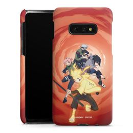 DeinDesign Galaxy S10e Handy Premium Case Smartphone Handyh&uuml;lle Schutzh&uuml;lle matt Naruto Shippuden Sasuke Sakura Premium Case