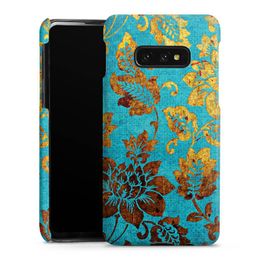 DeinDesign Galaxy S10e Handy Premium Case Smartphone Handyh&uuml;lle Schutzh&uuml;lle matt Flowers Vintage Ornament Premium Case