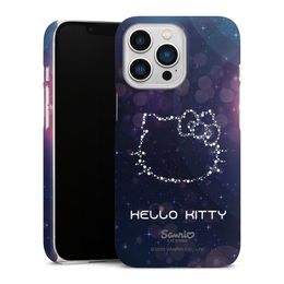 DeinDesign iPhone 13 Pro Handy Premium Case Smartphone Handyh&uuml;lle Schutzh&uuml;lle matt Merchandise Hello Kitty Weltall Premium Case