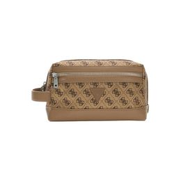 Guess Toiletry Bag 'BERLIN' male Beige size One Size