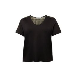 ABOUT YOU Curvy Shirt 'Charlotte' Damen Gr&ouml;&szlig;e XXXL schwarz
