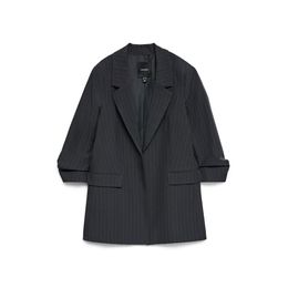 Vero Moda Tall Blazer 'VMGRACE TROIAN' Damen Gr&ouml;&szlig;e 36 hellgrau / schwarz