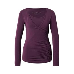 Curare Yogawear Funktionsshirt 'Flow' Damen Gr&ouml;&szlig;e M dunkellila