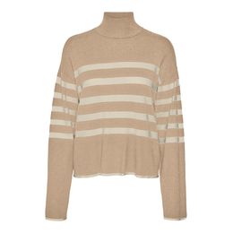 V&eacute;ro Moda Vero Moda Sweater 'HAPPINESS' female Brown size XXL