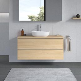 Duravit Plinero Schrank mit Luv Waschtisch, 2 Ausz&uuml;ge, 0379500000+PL8208030300000+PL8204030300000,