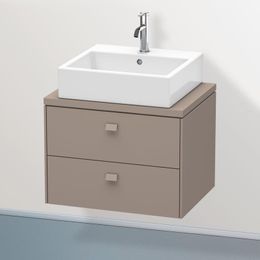 Duravit Brioso Waschtischunterschrank f&uuml;r Konsole Compact mit 2 Ausz&uuml;gen, BR510504343,