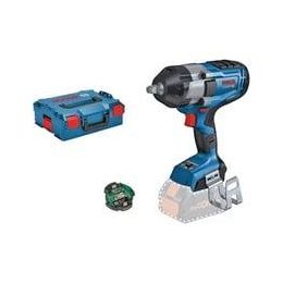 Bosch PRO Akku-Schlagschrauber BITURBO GDS 18V-1000 C Professional solo, 18Volt blau/schwarz, Bluetooth Modul, ohne Akku und Ladeger&auml;t, 1/2", in L-BOXX