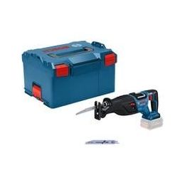 Bosch PRO Akku-S&auml;bels&auml;ge BITURBO GSA 18V-28 Professional solo blau/schwarz, ohne Akku und Ladeger&auml;t, in L-BOXX
