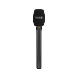 RODE MICROPHONES Interview Micro, Mikrofon schwarz, Handadapter f&uuml;r Rode Wireless Sendemodule