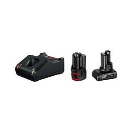 Bosch PRO Starter-Set 12V (1x GBA 12V 2.0Ah + 1 x GBA 12V 4.0Ah + GAL 12V-40 Professional) schwarz, 2x Akku + Ladeger&auml;t