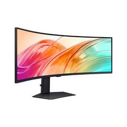 Samsung ViewFinity S49F950UAU, LED-Monitor 124 cm (49 Zoll), schwarz, DQHD, VA, Curved, HDR, KVM, USB-Hub, USB-C, 120Hz Panel
