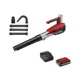 Einhell Professional Akku-Laubbl&auml;ser GP-LB 18/200 LI, 18Volt rot/schwarz, 1x Li-Ion-Akku 4,0 Ah Plus, mit Dachrinnen-Reinigungsset